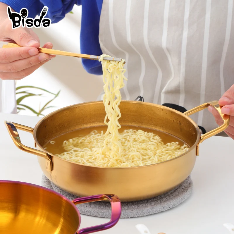 Stainless Steel Hot Pot Cooking Pot Without Lid Single-Layer Soup ...