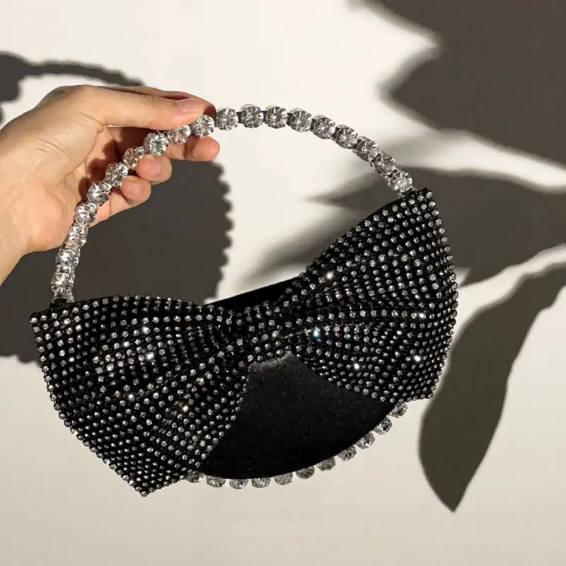 Butterfly Diamond Circular Evening Bag Women New Round Handle ...