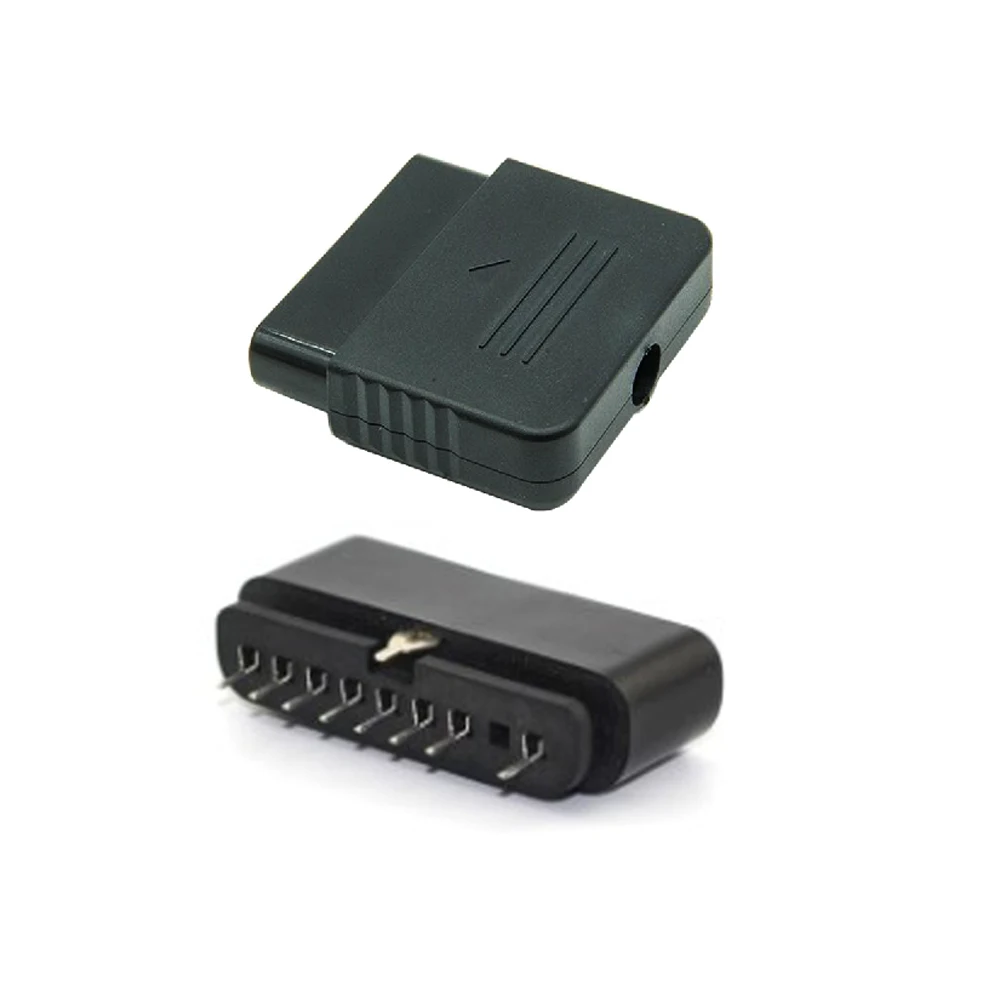 9-Pin-90-180-disgree-Female-Connector-Game-Controller-Socket-Slot-with ...