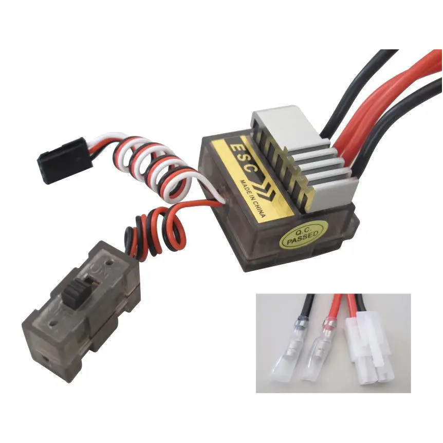 HSP 03018 320A Brushed Speed Controller ESC for 1/10 RC Car Truck Buggy ...