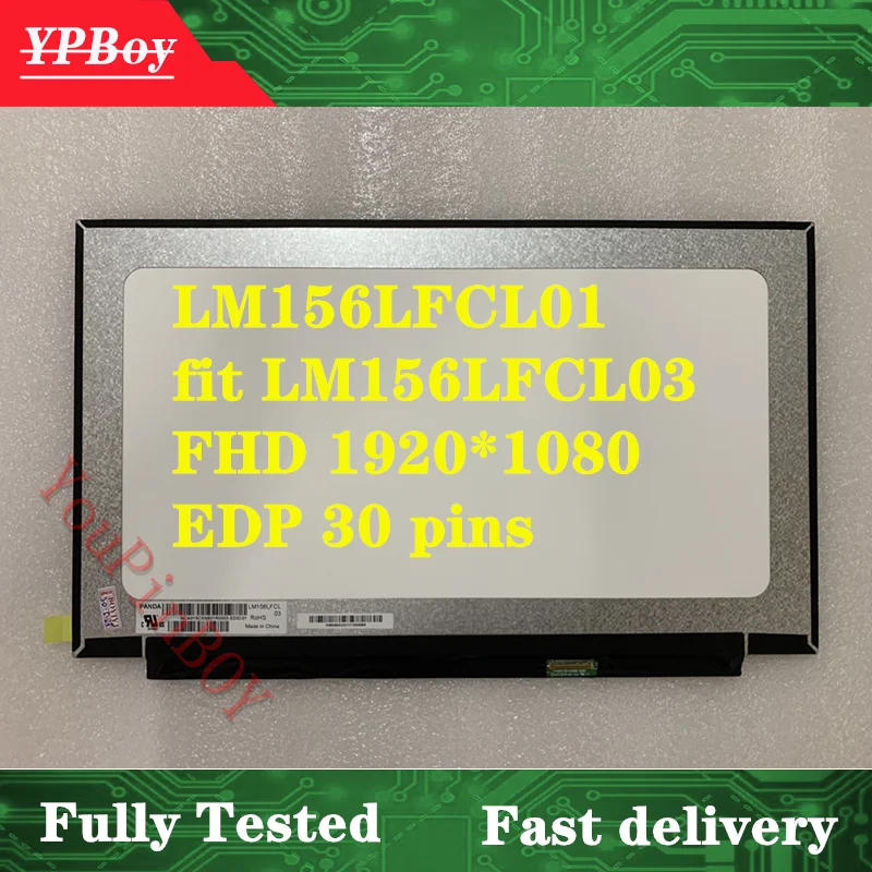 15.6 inç LED LCD ekran paneli LM156LFCL03 LM156LFCL01 LM156LFCL 03 EDP ...