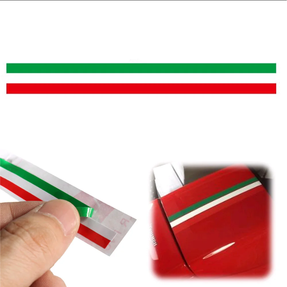 40-X1-5-Cm-PVC-Italian-Italy-Long-Flag-Sticker-Strip-Decal-Badge-Bright ...