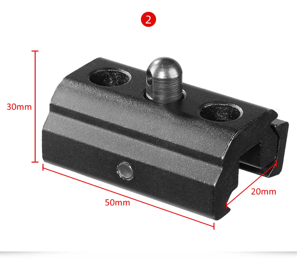 FIRE WOLF 5 types QD Bipod Adapter Sling Swivel Stud to 20 mm Weaver ...