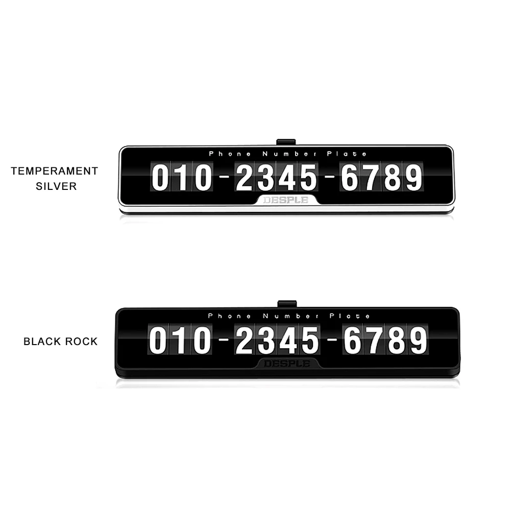 Car Temporary Parking Card Phone Number Card Plate Telephone Number Car ...