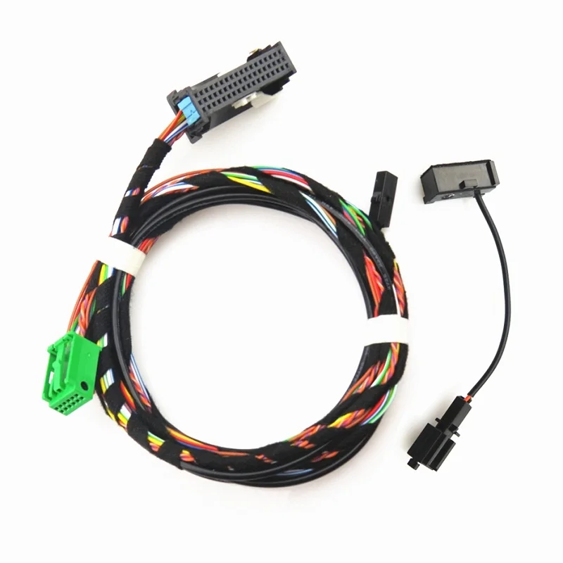 Car Bluetooth Cable Harness Wiring With Microphone For 9W2 RCD510 ...