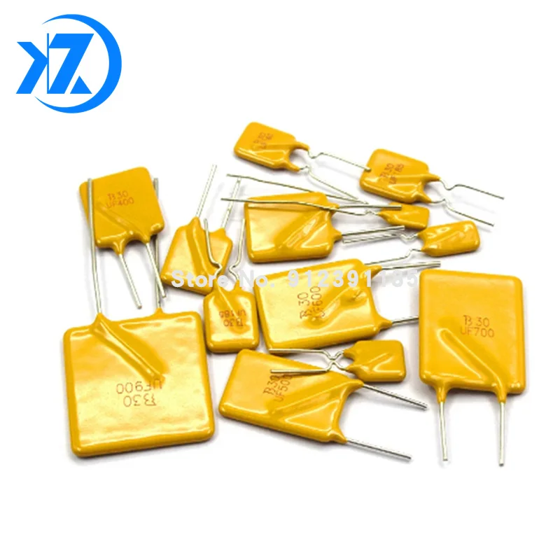 10Pcs Jk30 Plug In Self Resettable Fuse Pptc Ruef 30V 0.9A 1.1A 1.35A 1.5A 1.6A 1.85A 2A 2.5A 3A ...