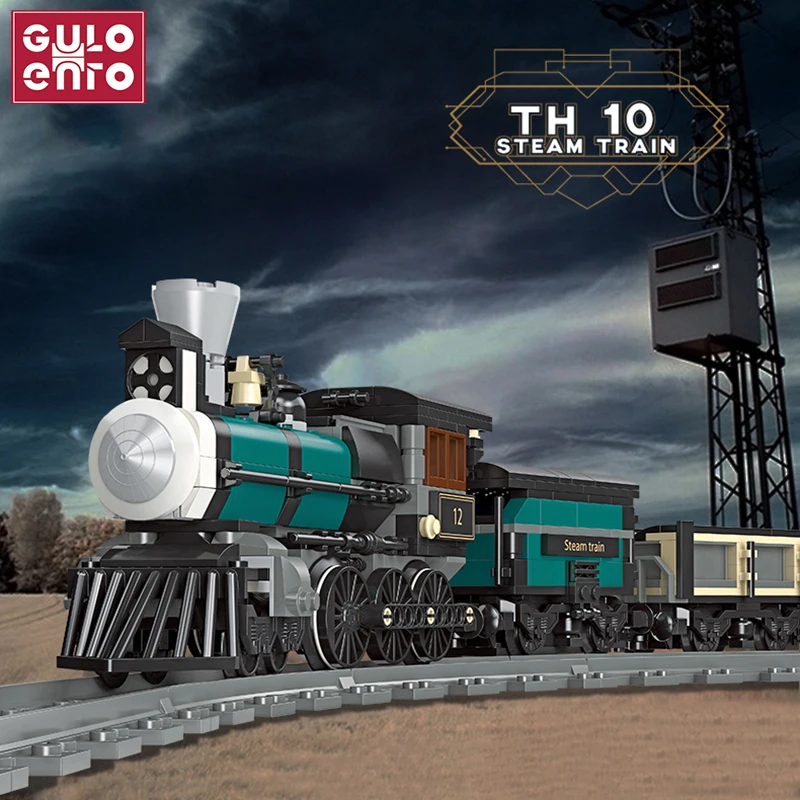 Steam Locomotive Brick | Construction Set Boys | Car Building Blocks ...