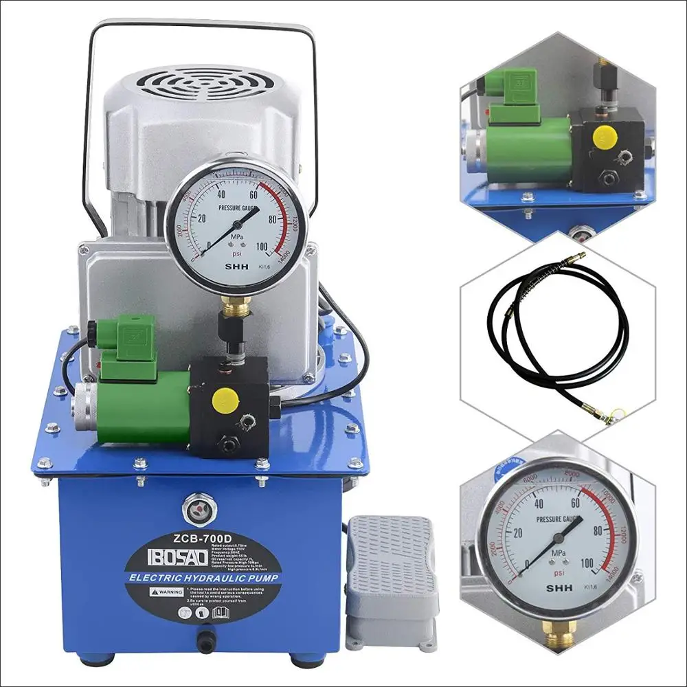 Electric Hydraulic Pump with Solenoid Valve be 70 Mpa Single Acting ...