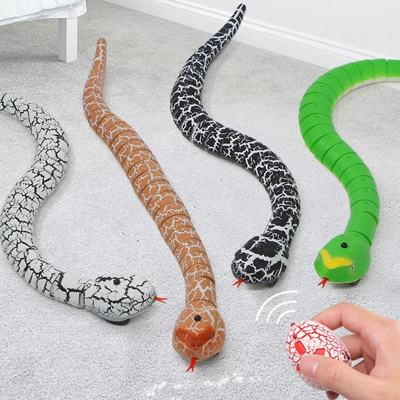 Jouet serpent RC - Blanche - Télécommandé - Robot électrique ...