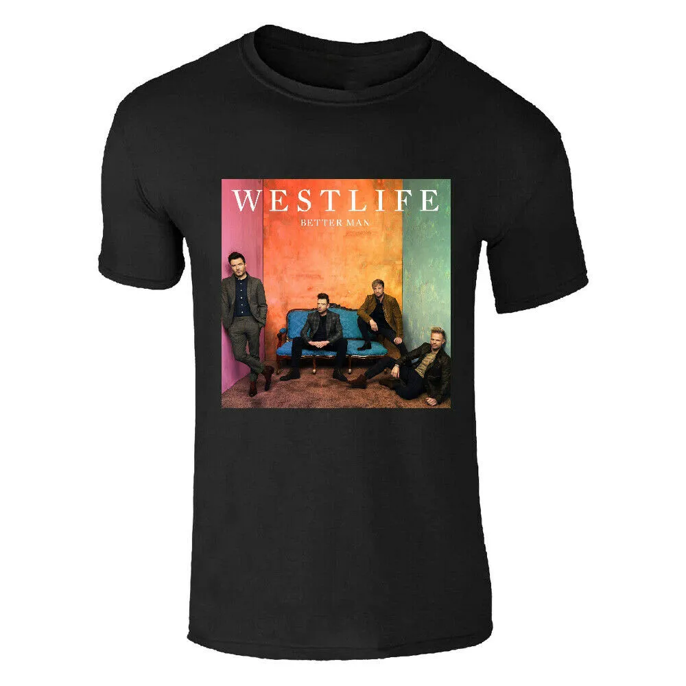 Mens-Westlife-Black-T-shirts-Summer-Hip-Hop-Music-Beach-Party-Short ...