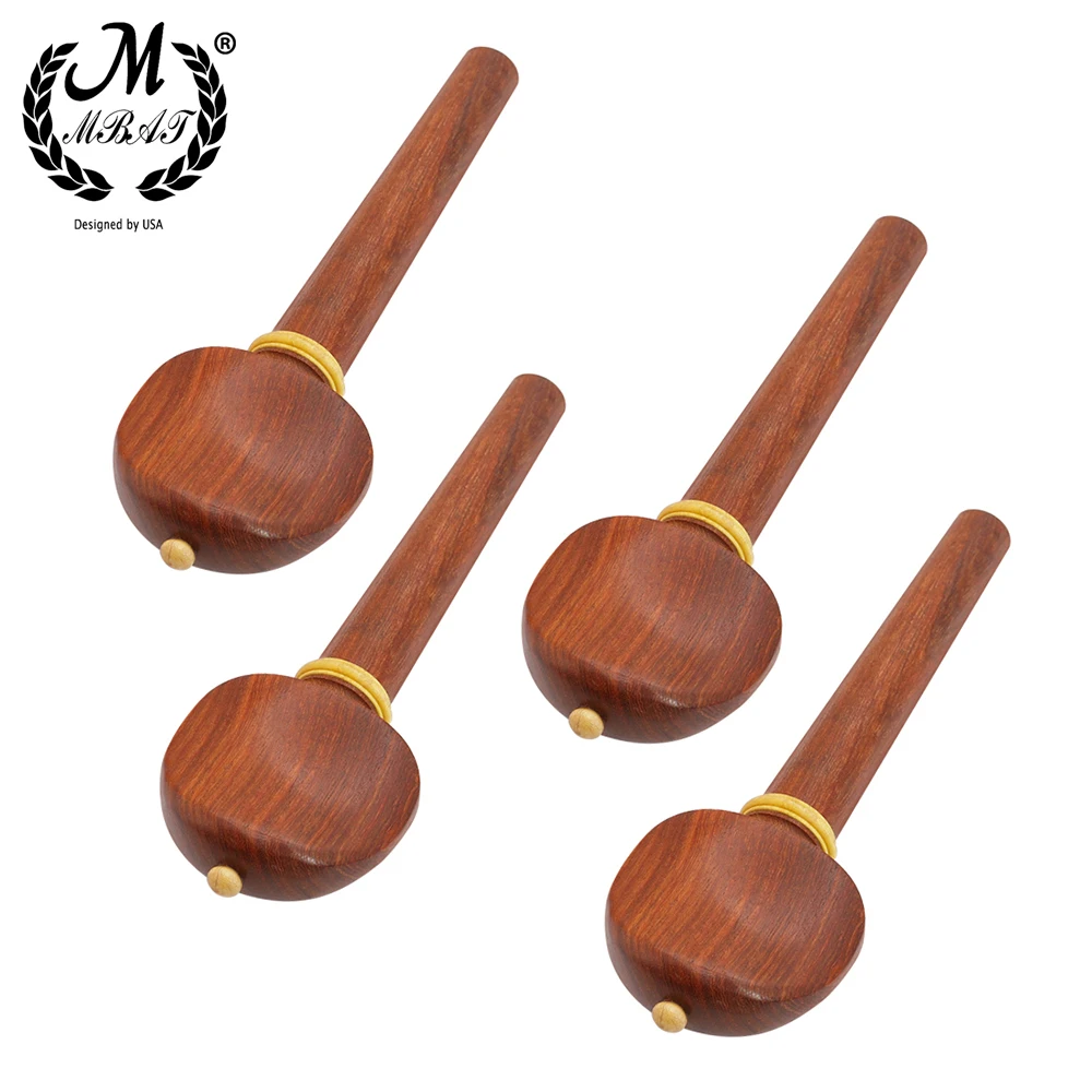 M-MBAT-4Pcs-Set-Mahogany-Cello-Pegs-Stringed-Musical-Instrument ...