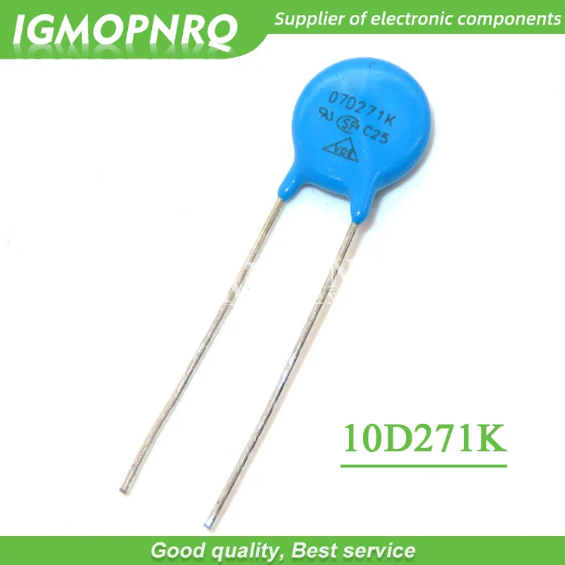 Varquatro 10d271k 270v, resistor piezoresistor 10d270, 20 peças ...
