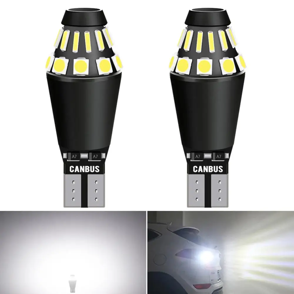 2x 2000LM T15 W16W LED Canbus Bulb 921 912 Reverse Lights Car Exterior ...