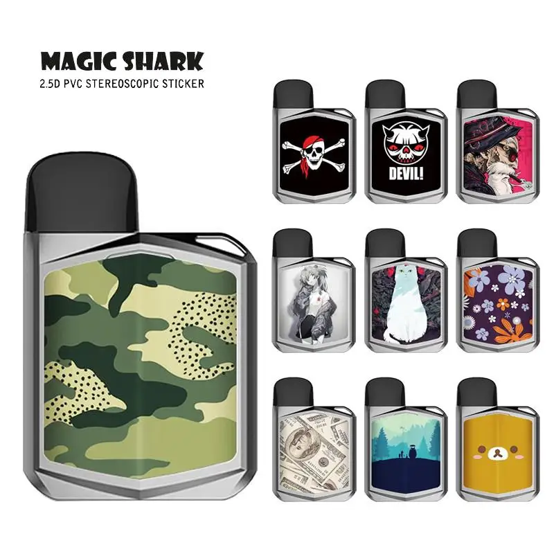 Película adesiva para uwell, calibre koko prime, militar, flor do diabo ...