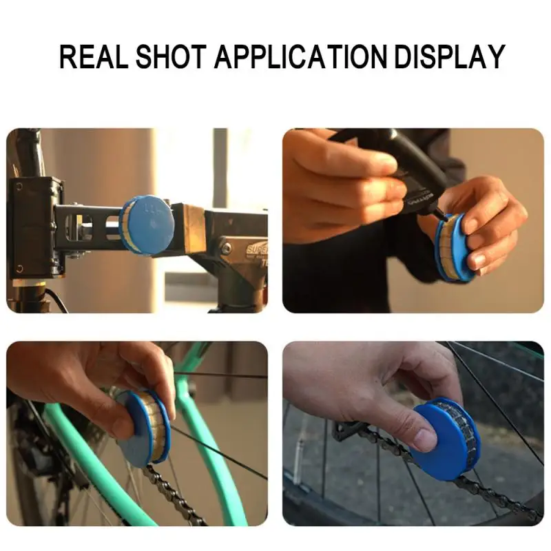 Bicycle Chain Refueling Tool Lubrication Maintenance Device ABS Chain ...