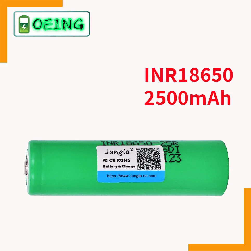 NEWEST OEING 100% Original 18650 2500mAh battery INR18650 25 RM 20A ...