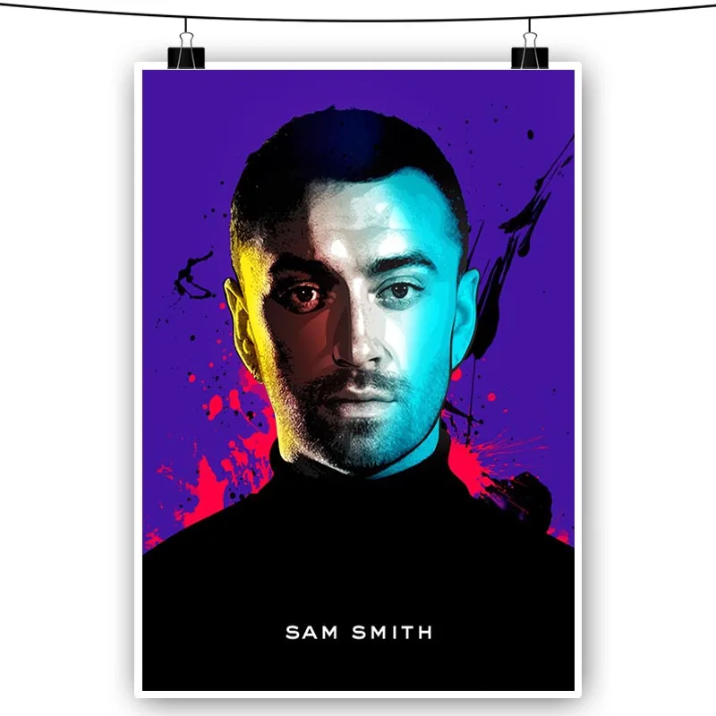 sam smith,sam smith poster,noframe poster,Canvas poster Giclée Prints ...