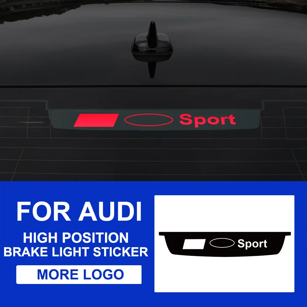 For Audi Sport Quattro S Line RS PVC Stickers Car Trunk Windshield ...