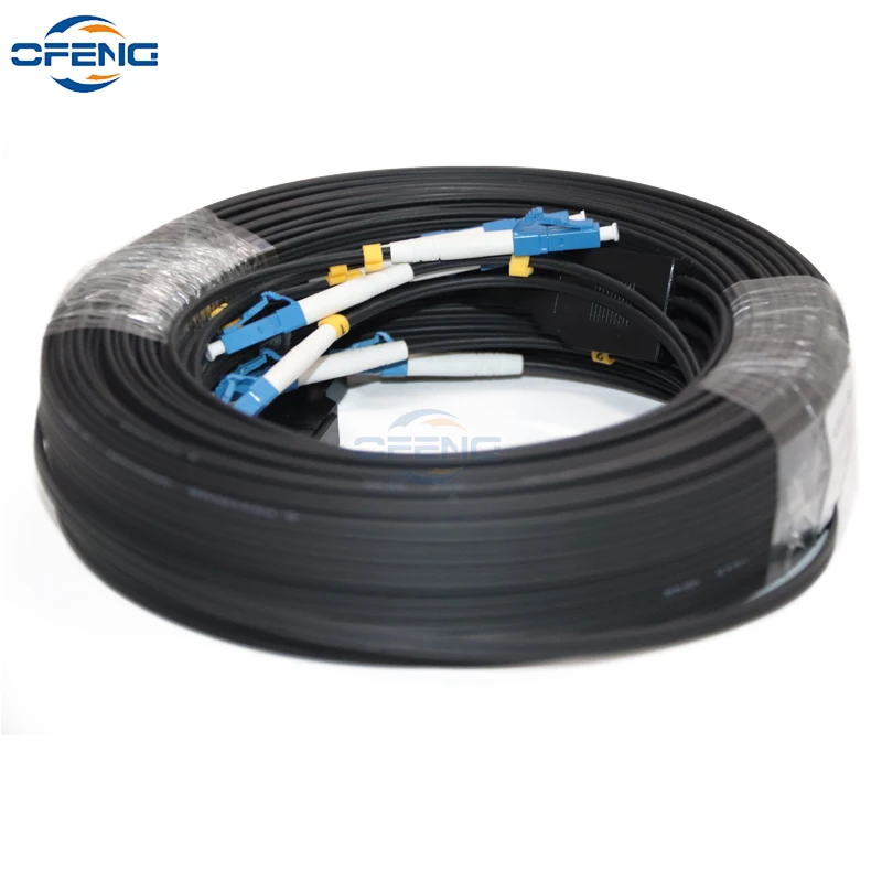 SC-LC-150M-3-Steel-4-core-Indoor-Outdoor-Fiber-Optic-Drop-Cable-Optical ...