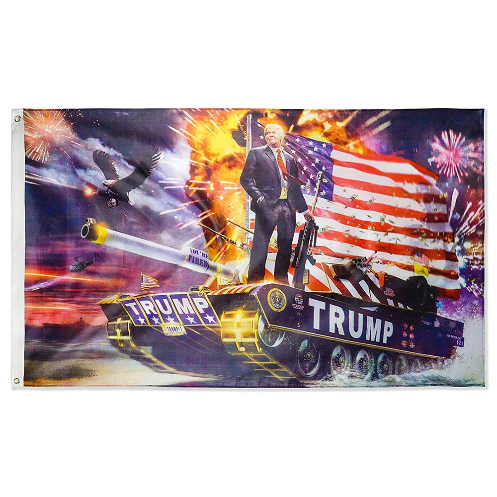 FLAGCORE-3x5Fts-90X150cm-Keep-America-Great-First-Tank-Hero-Donald ...