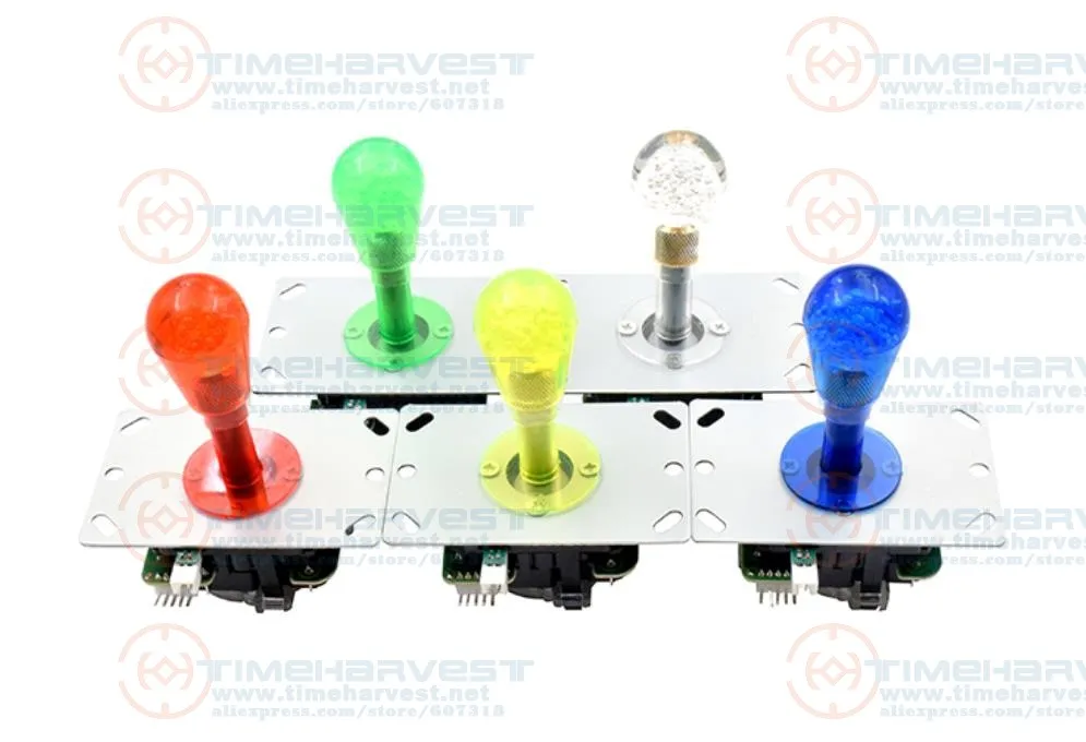 New-Arcade-Illuminated-Joystick-with-35mm-Oval-Crystal-Bubble-Bat-Top ...