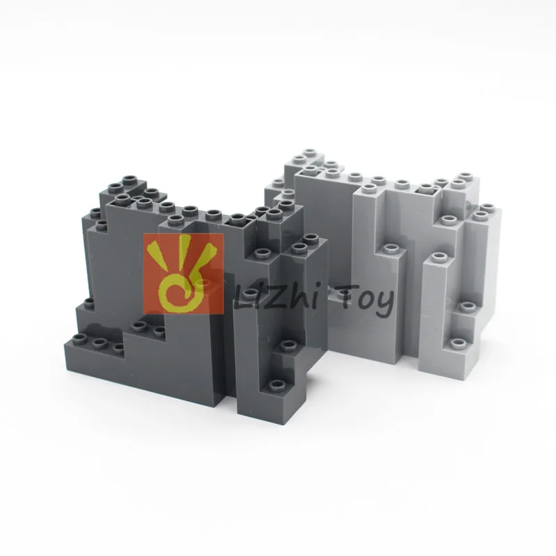 Moc Bricks 6082 Rock Panel 4x10x6 Rectangular Diy Enlighten Building ...