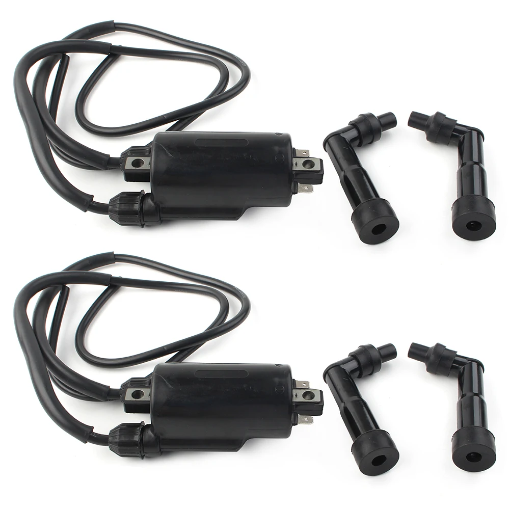 Motorcycle Ignition Coils Caps and Wire For Honda CB650 CB650C CB650SC ...