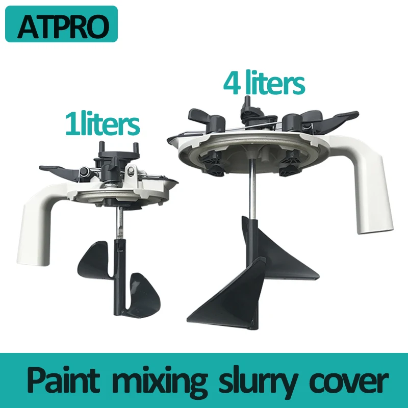 ATPRO-Mixing-Paint-Slurry-Cover-Car-Paint-1L-4L-Color-Mixing-Lid-Mixer ...