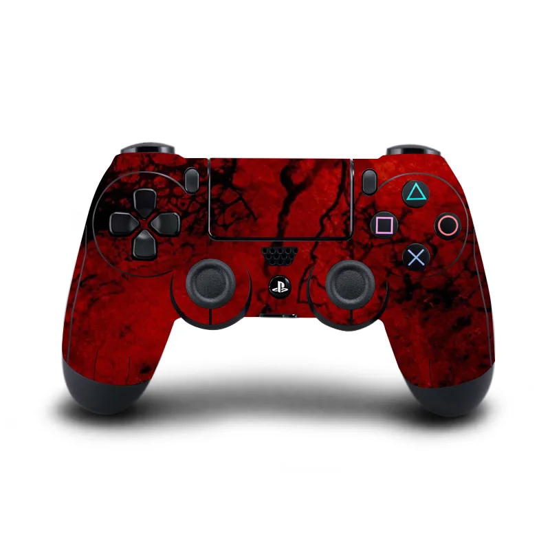 Red Skull Skin Sticker for Sony PlayStation 4 DualShock 4 Controller ...