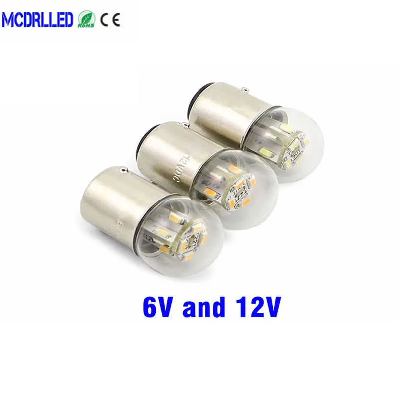6v Motorcycle Led Lights G18 R5w 12v Auto Bulbs Equipment Indicator Smd ...