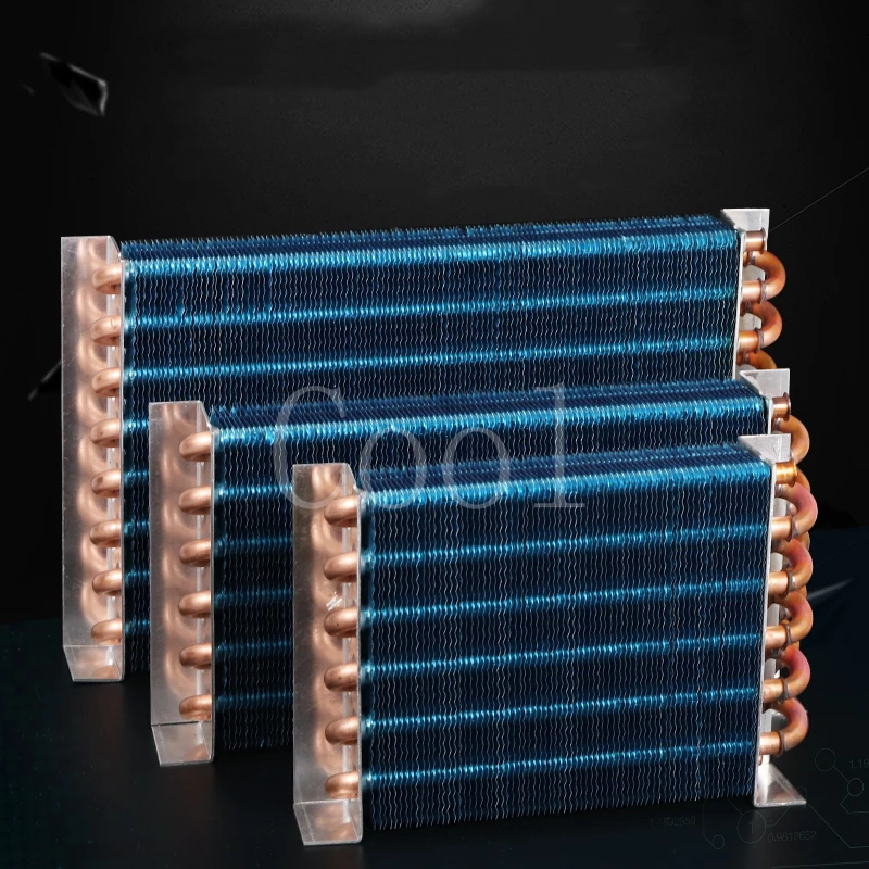 Air-cooled-copper-tube-condenser-refrigerator-freezer-chiller-water-air ...