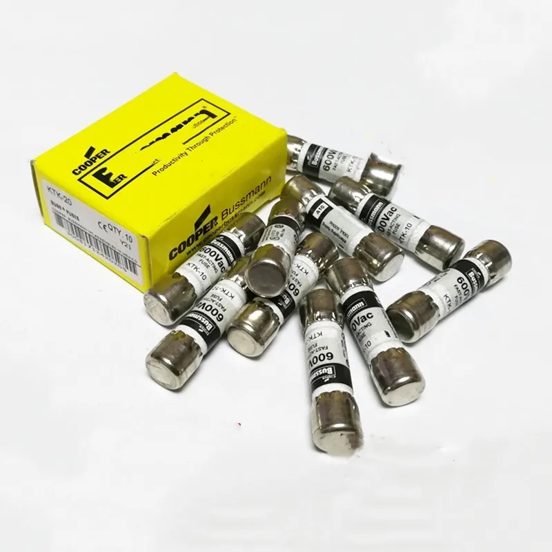 5 PÇS/LOTE BUSS Fusível FAST ACTING Ceramic fuse KTK 8 KTK 9 KTK 10 KTK ...