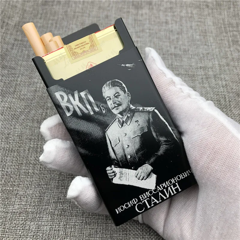 Customizd Stalin Aluminium Alloy Cigarette Case Boxes Cigarette Box ...