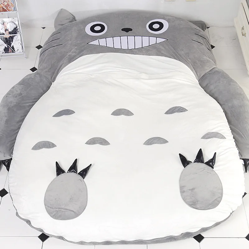 A Cartoon Character Sleeping In His Bed