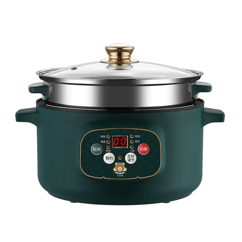 220v Household Electric Frying Pot Non-stick Inner Multi Cooker ...