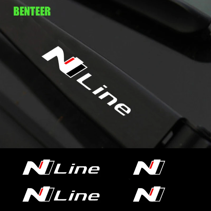 4pcs Nline Car Windshield Wiper Sticker For Hyundai I20 I30 I40 Ix35 ...