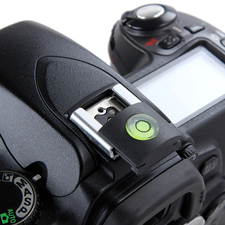 2 Pieces Dslr Camera Flash Hot Shoe Protector Cover Spirit Level For ...