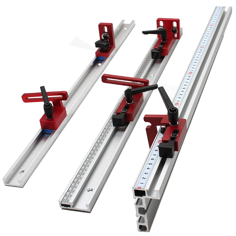 Woodworking T-track Stop T-Slot Limiter Aluminium Miter Track Fence ...