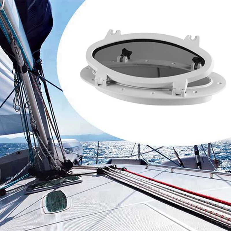 Boat Yacht Oval Porthole Opening Window 16Inch Port Hole Portlight ...