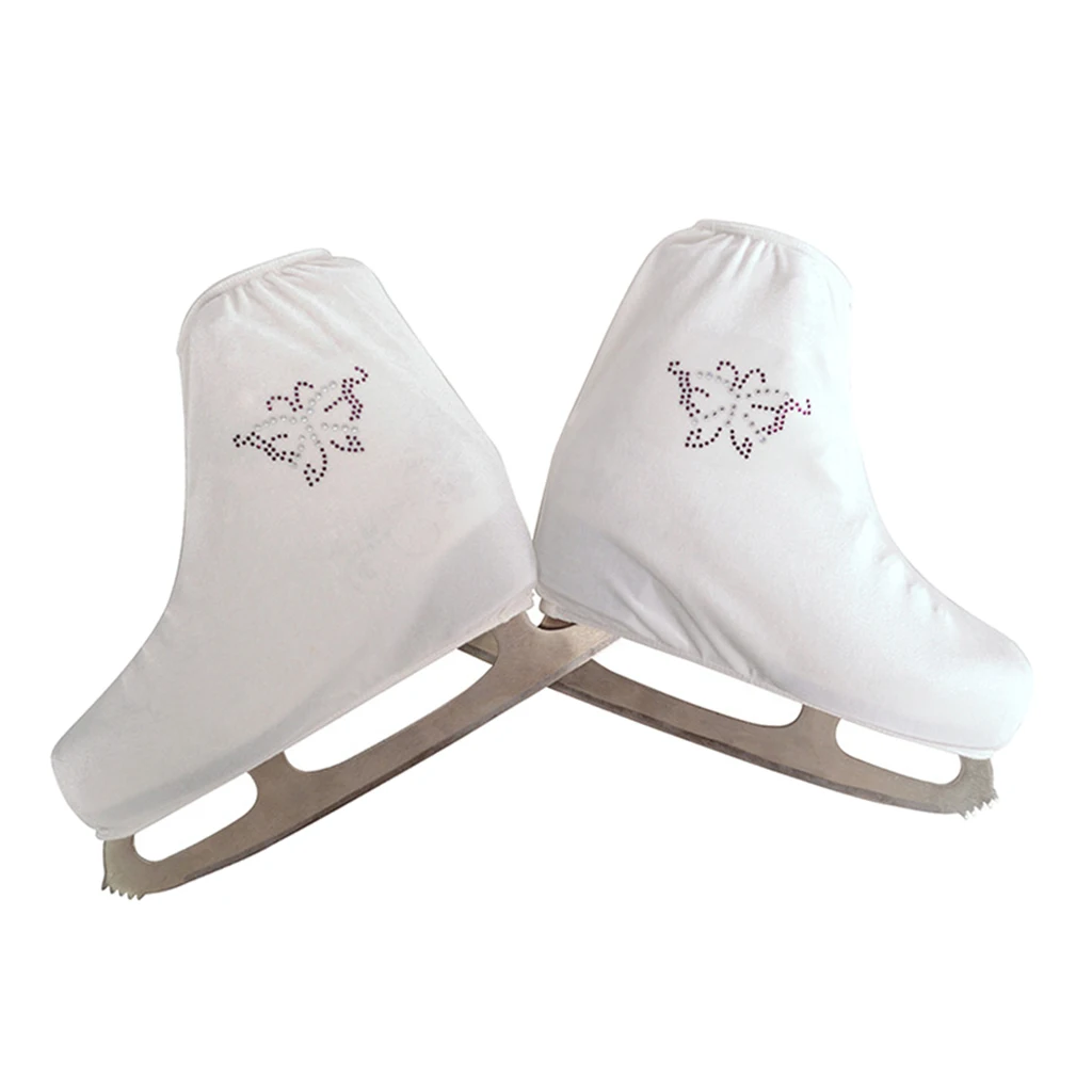 Figure Ice Skating Boot Warm Velvet Overshoes Roller Skates Protector ...