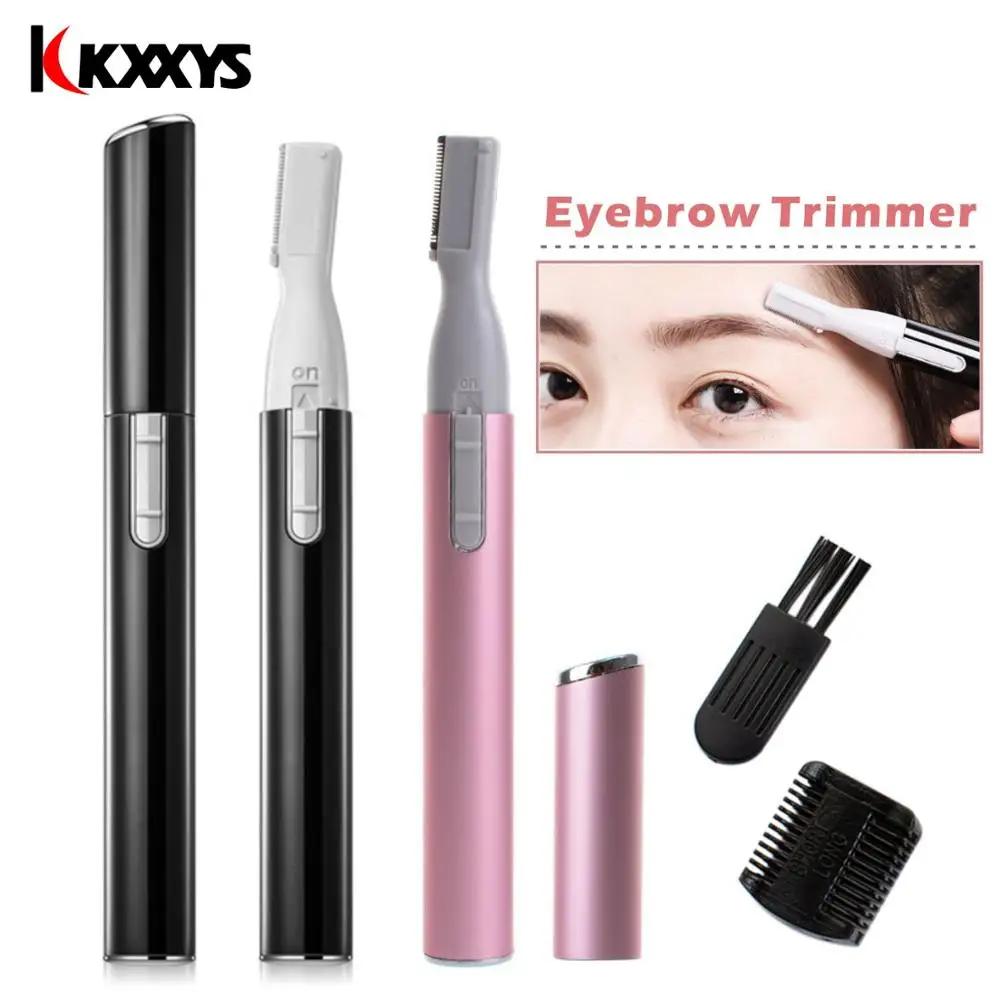 Electric-Eyebrow-Trimmer-Face-Eyebrow-Hair-Remover-Mini-Facial-Razor ...