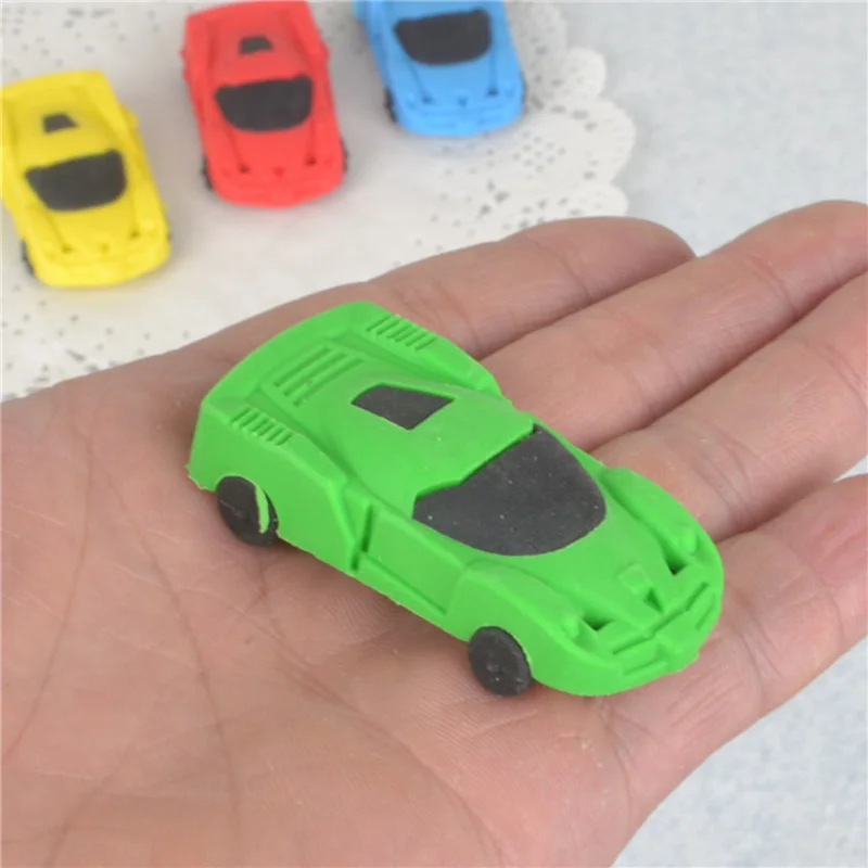 Kawaii Car Rubber Eraser Cute Pencil Eraser Cartoon Mini Eraser For ...