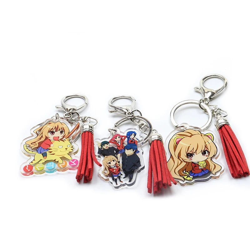 TIGER DRAGON Toradora! Aisaka Taiga Keychain Kawashima Ami Kushieda ...