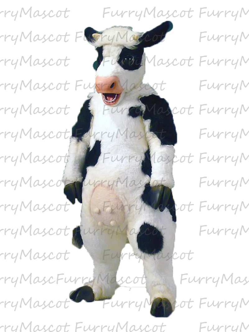 Professional-REAL-QUALITY-COW-fursuit-200-as-Picture-Mascot-Costume ...
