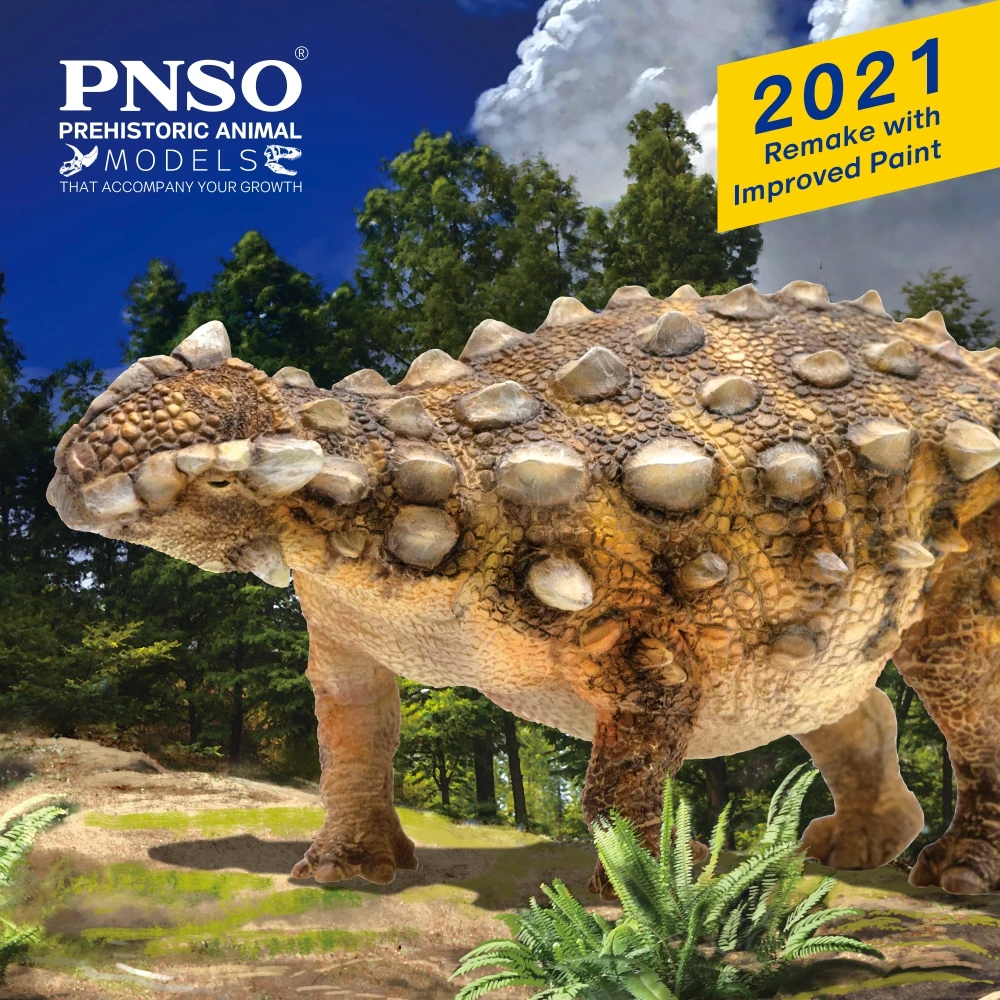 Pnso Detailed Dinosaur Models: 13sede The Ankylosaurus - Animal ...