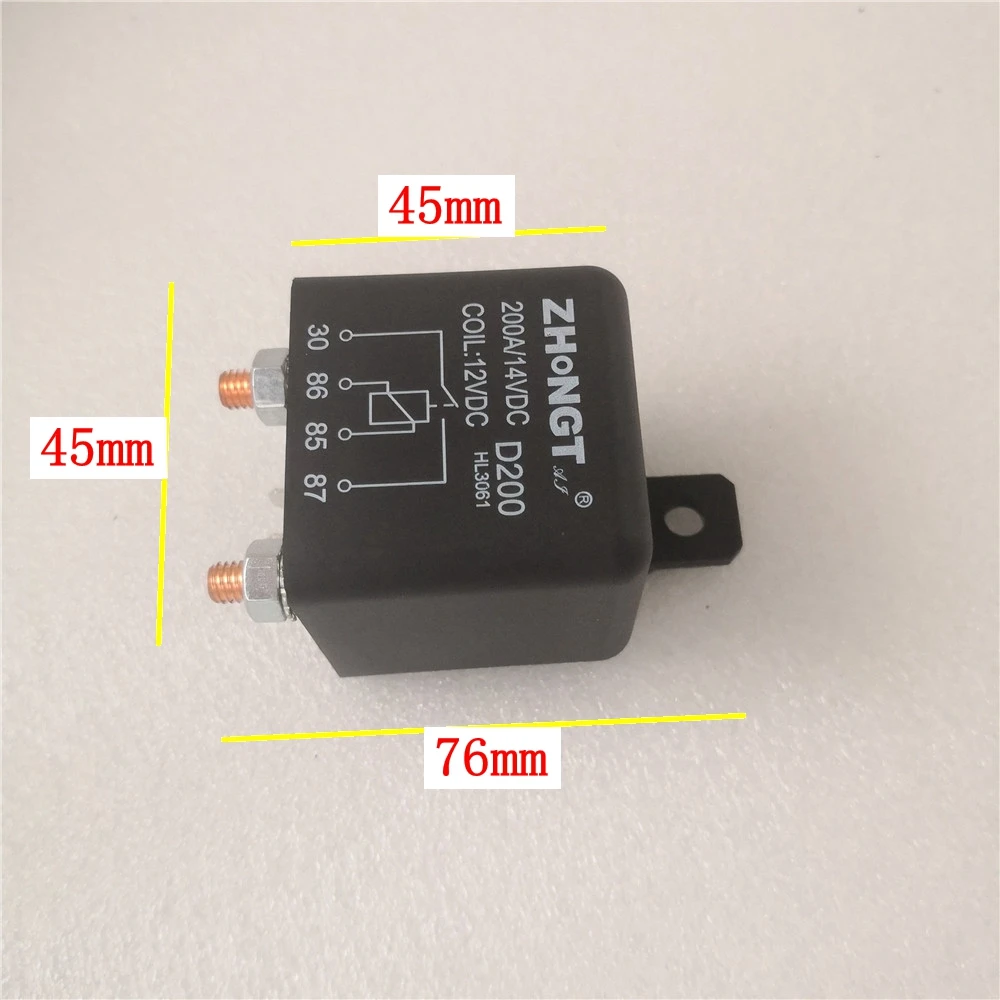 Relays 12V/24V 200A Heavy Duty Starter Relay Car Van Boat Battery Split Charge Switch C $33.02