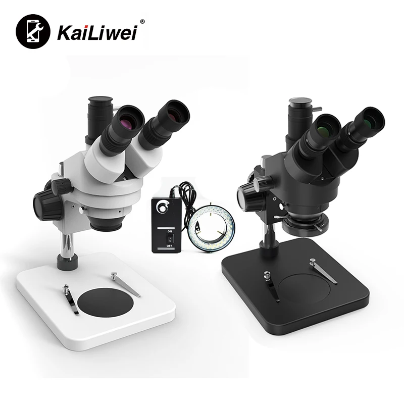kailiwei-7-45X-Continuous-Zoom-Stereo-Optical-Trinocular-Microscope-for ...