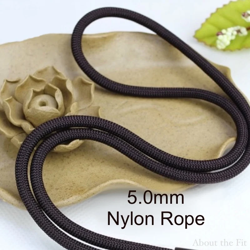 ATF Nylon Round Cords 5mm Braided Ropes DIY String Strap Threads ...