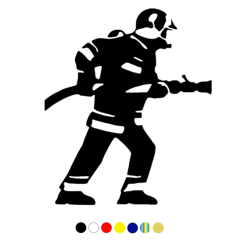 CS-1599-15-17-6cm-Fireman-funny-car-sticker-vinyl-decal-white-black-for ...