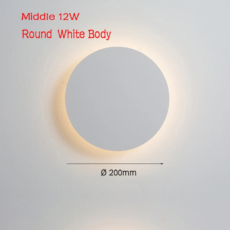 Round/Square LED Wall Indirect Lighting Fixtures - Lighting4Home